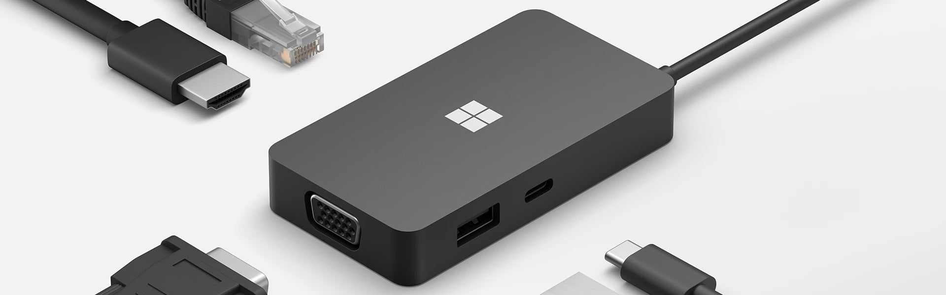 Microsoft Surface USB-C Travel Hub for Business | Black – Plattino Universe